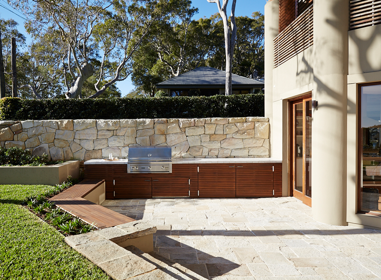 How to use sandstone in your garden design | Think Outside Gardens